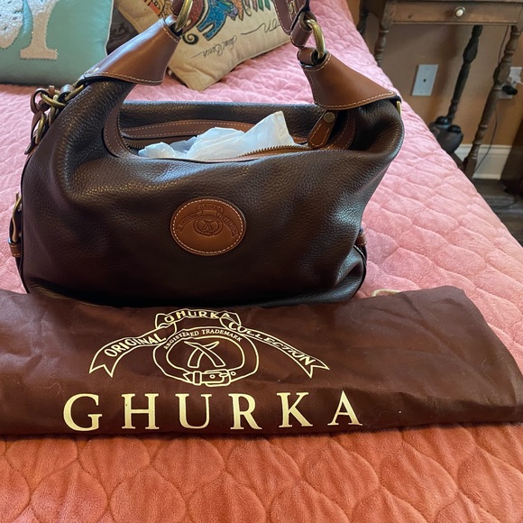 Ghurka | Bags | Ghurka Original Collection Pebble Leather Purse | Poshmark